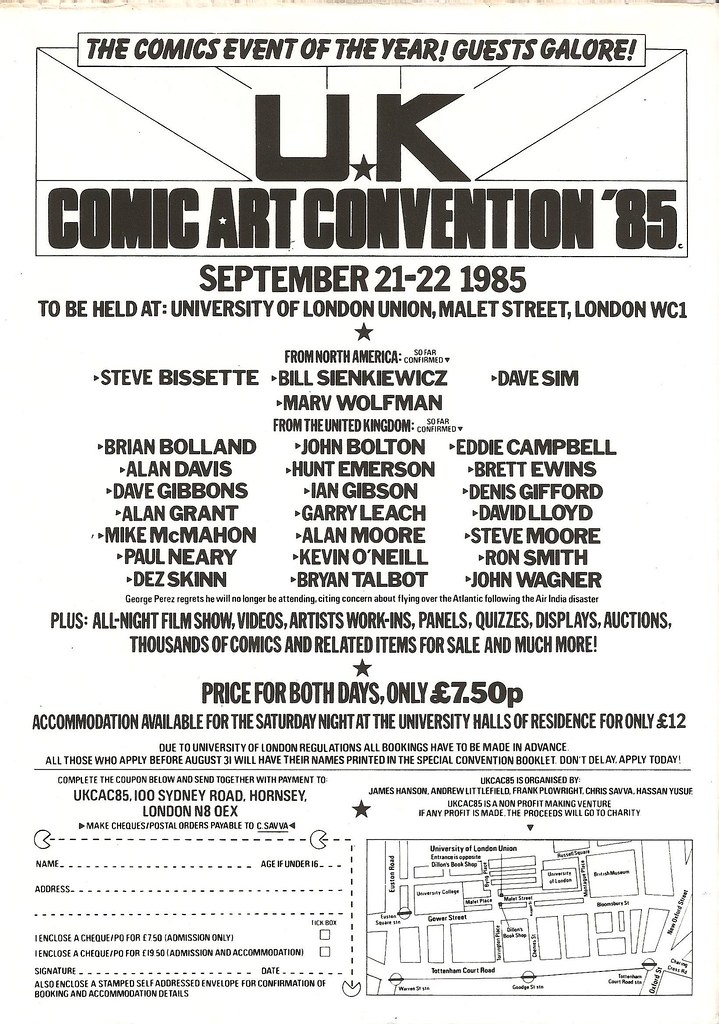 UKCAC 1985 Poster: glycon — LiveJournal